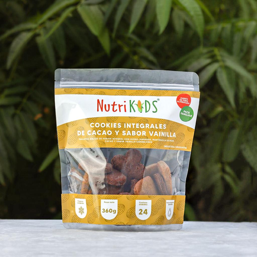 Cookies Integrales de Cacao y Vainilla (Pack Familiar) – NutriKids