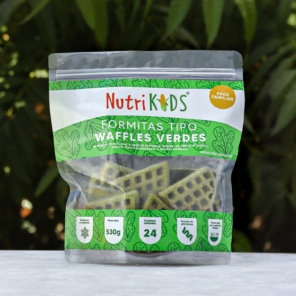 Waffles Verdes (Pack Familiar) – NutriKids